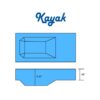Kayak Graduated Deep End Pool Liners - Pool Fits DIY Liners