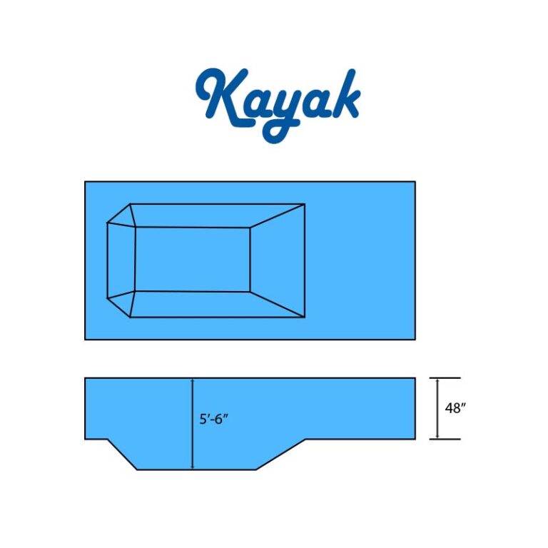 Kayak Graduated Deep End Pool Liners - Pool Fits DIY Liners