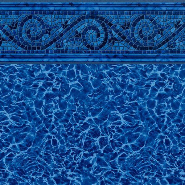 SIESTA WAVE BLUE TILE / BLUE DIFFUSION - Pool Fits Liners & Covers