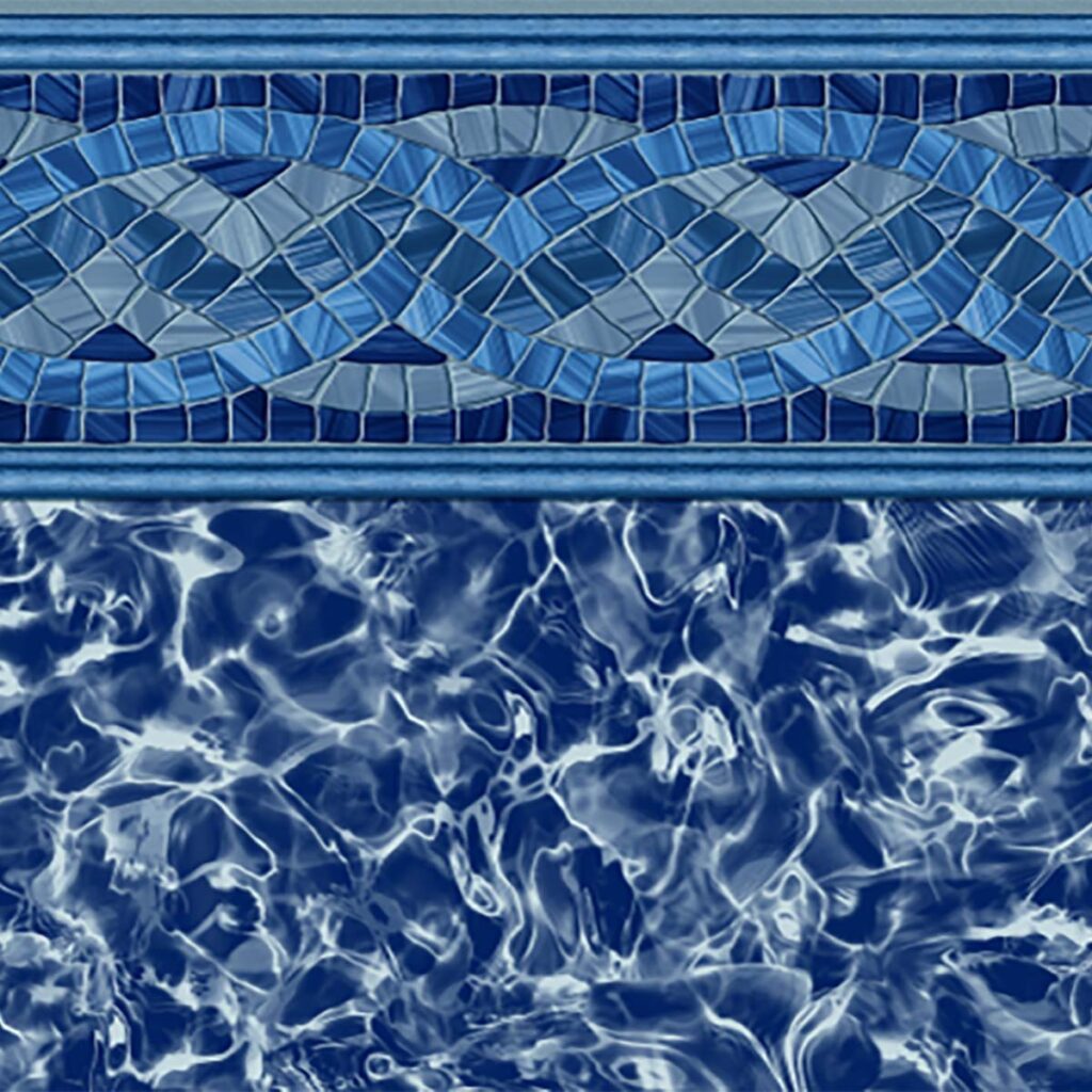 Above Ground Round Pool Liners, Beaded, Carnegie