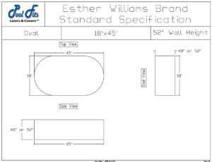 Esther Williams Pool Specifications - Pool Fits